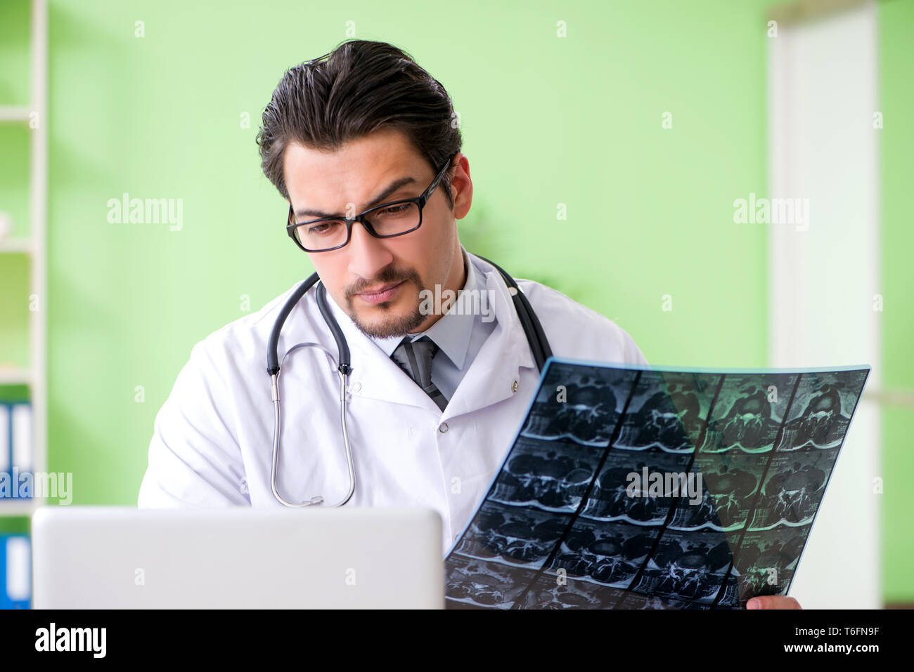 Confused man in hospital hi-res stock photography and images - Alamy