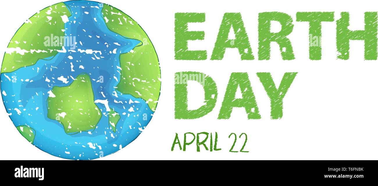 An earth day logo illustration Stock Vector Image & Art - Alamy