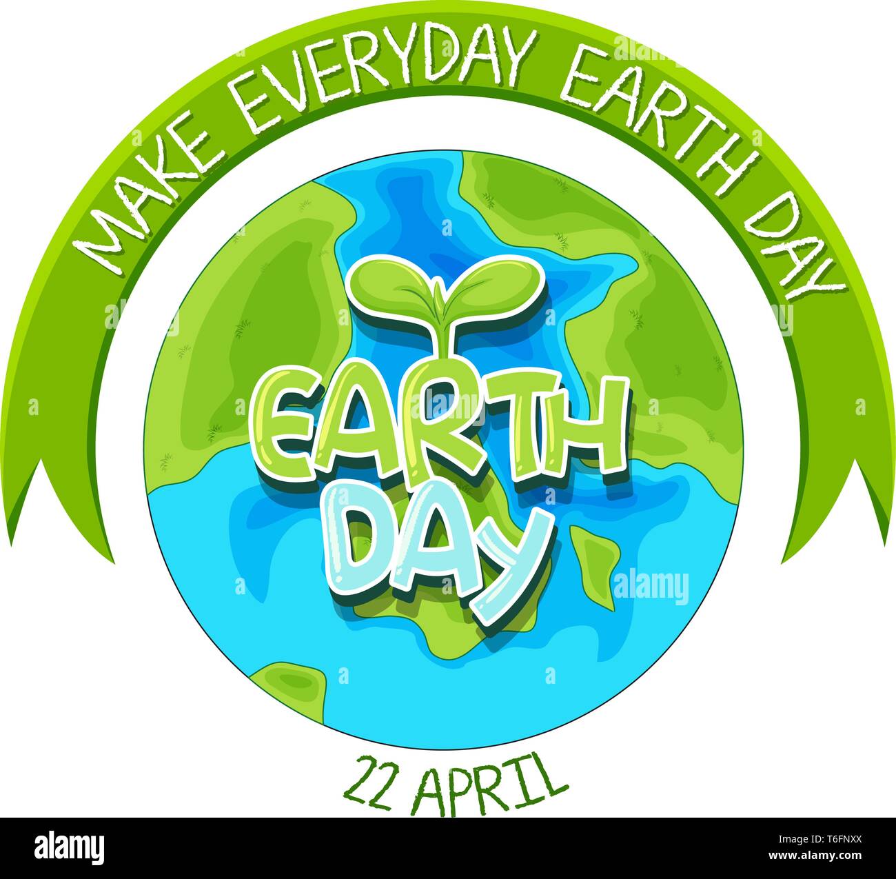 Save the earth logo picture vector vectors Stock Vector Images - Alamy