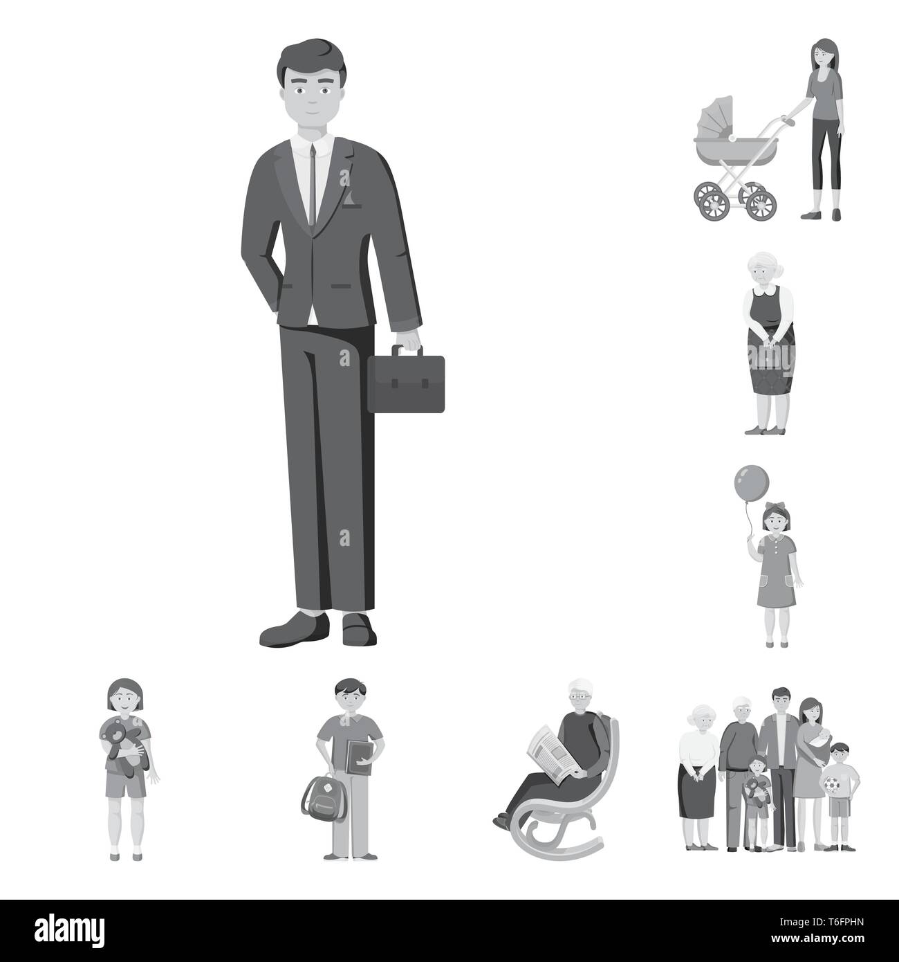 Dad mono hi-res stock photography and images - Alamy