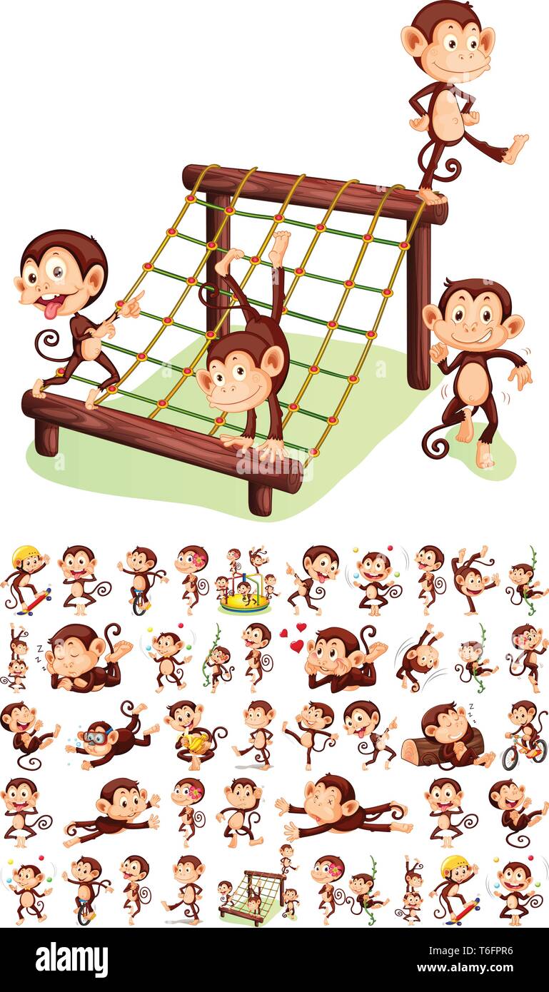 Cheerful monkey hi-res stock photography and images - Alamy