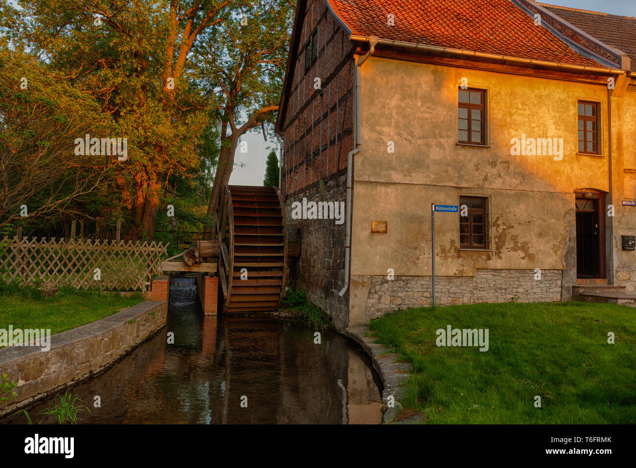 Historical Mill in Hoym, Saxony-Anhalt, Germany Stock Photo - Alamy