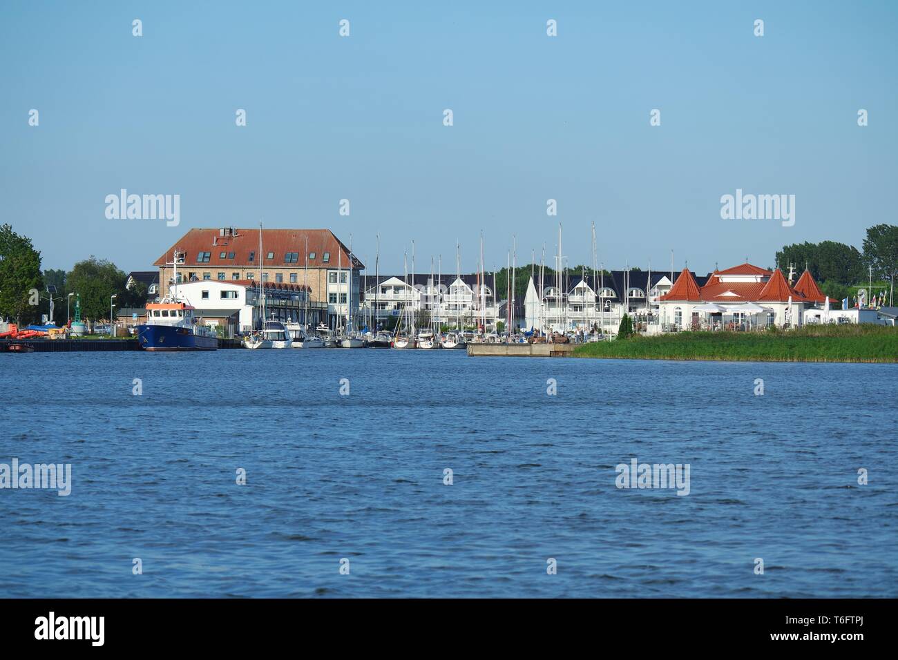 Sailing area Peene River Stock Photo - Alamy