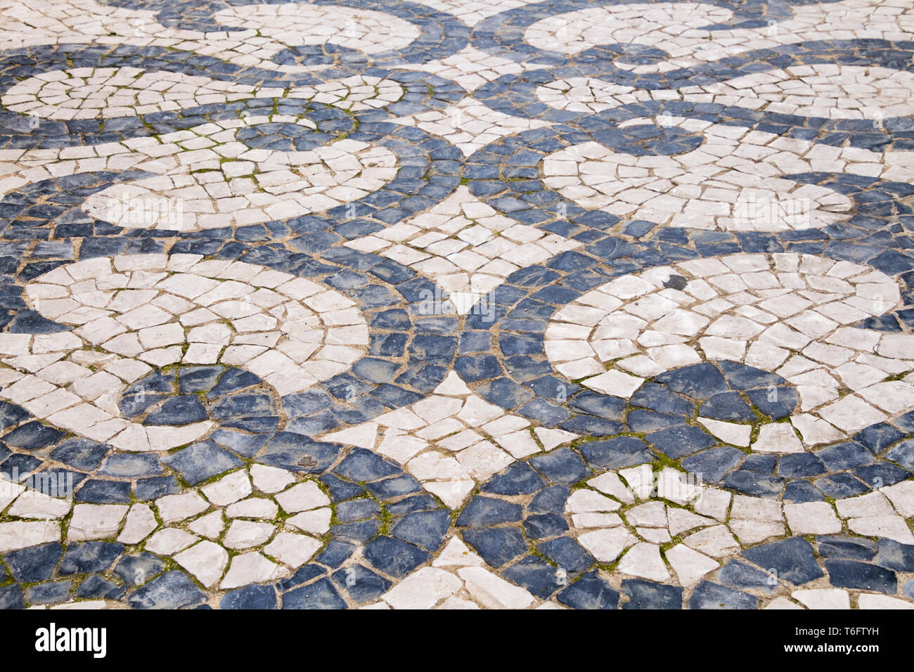 cobblestone with pattern Stock Photo - Alamy