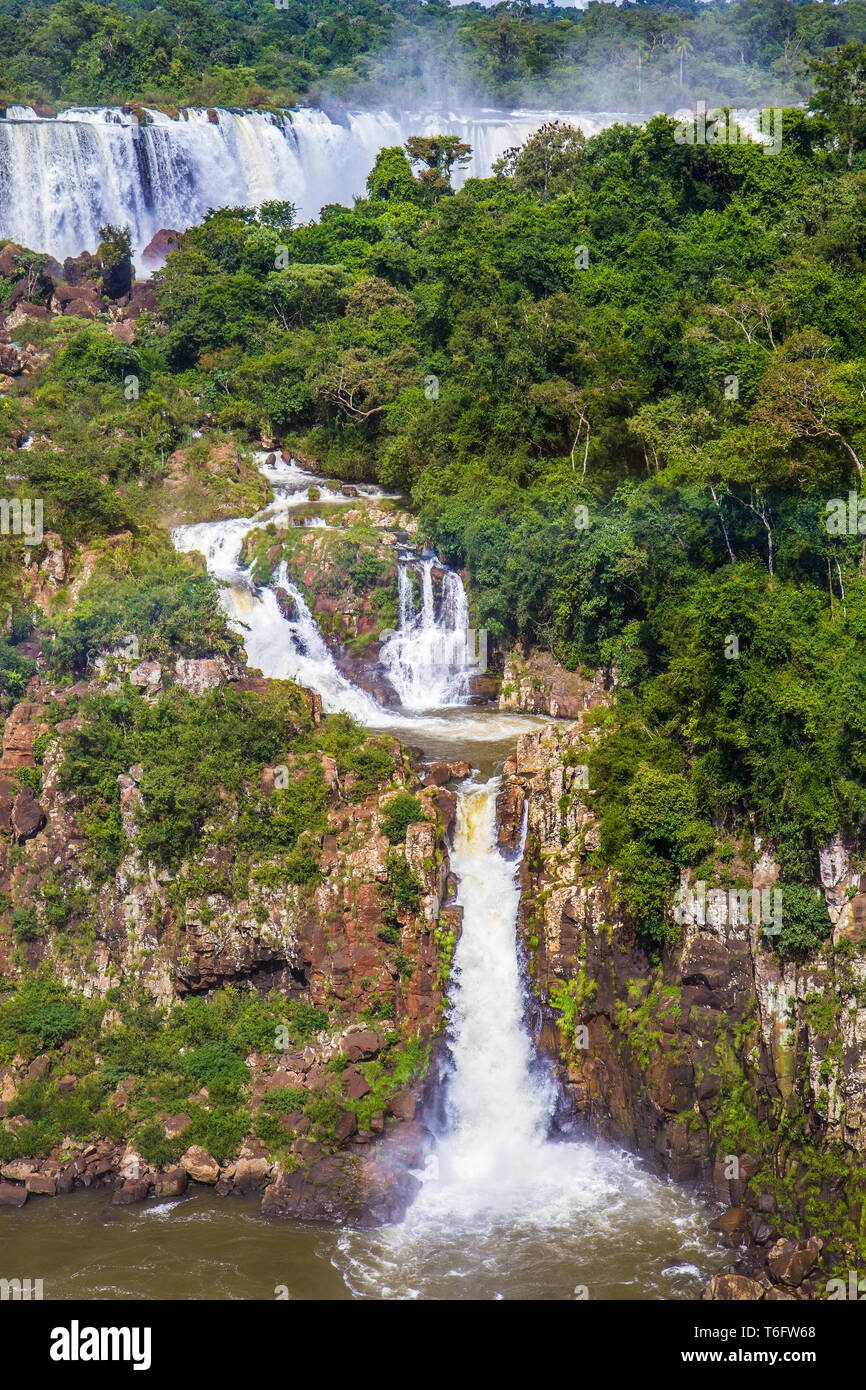 Multistage system of waterfalls Stock Photo - Alamy