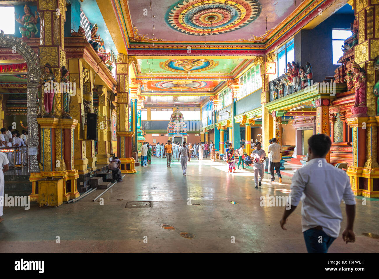 Hindu Temple Sri Muthumariamman in Matale, Sri Lanka Stock Photo - Alamy