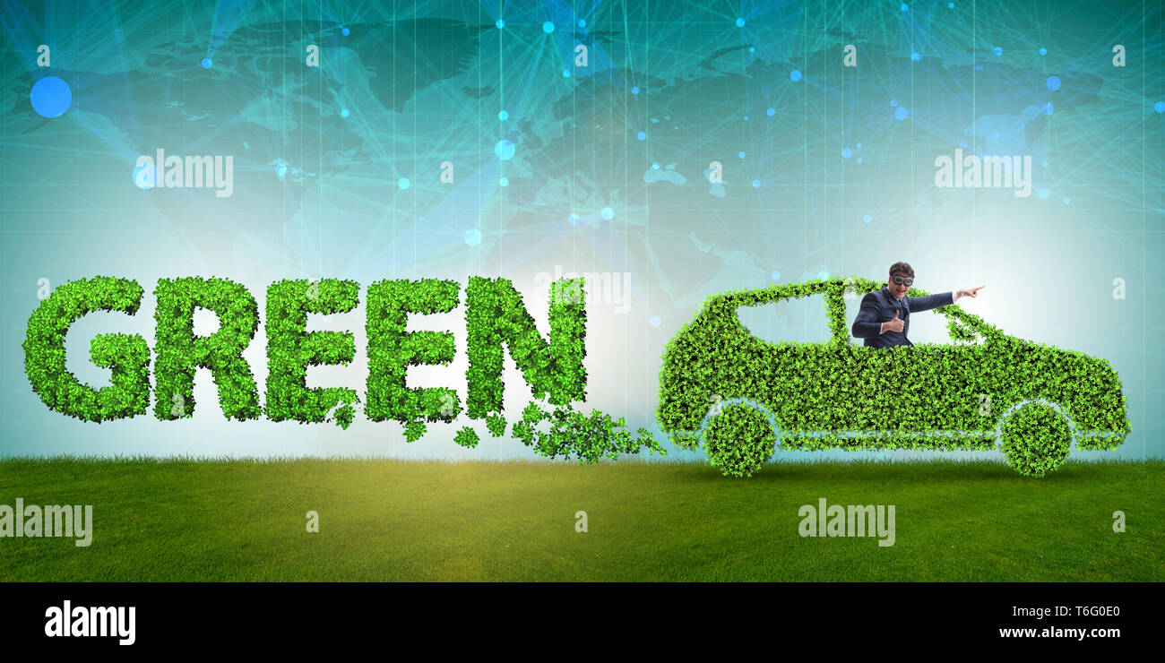 Concept of clean fuel and eco friendly cars Stock Photo - Alamy