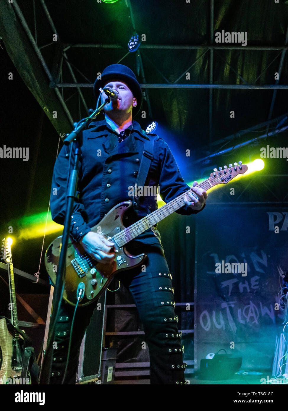 Milan, Italy - April 27, 2019: Celtic punk band PADDY AND THE RATS from ...