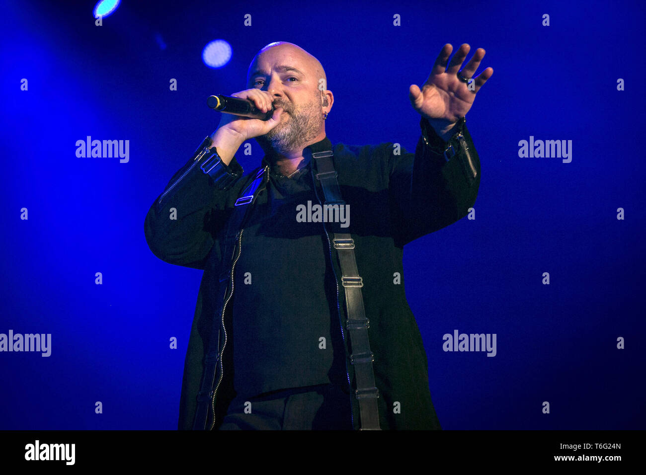 David Draiman of Disturbed performs live on stage during the 'Evolution ...