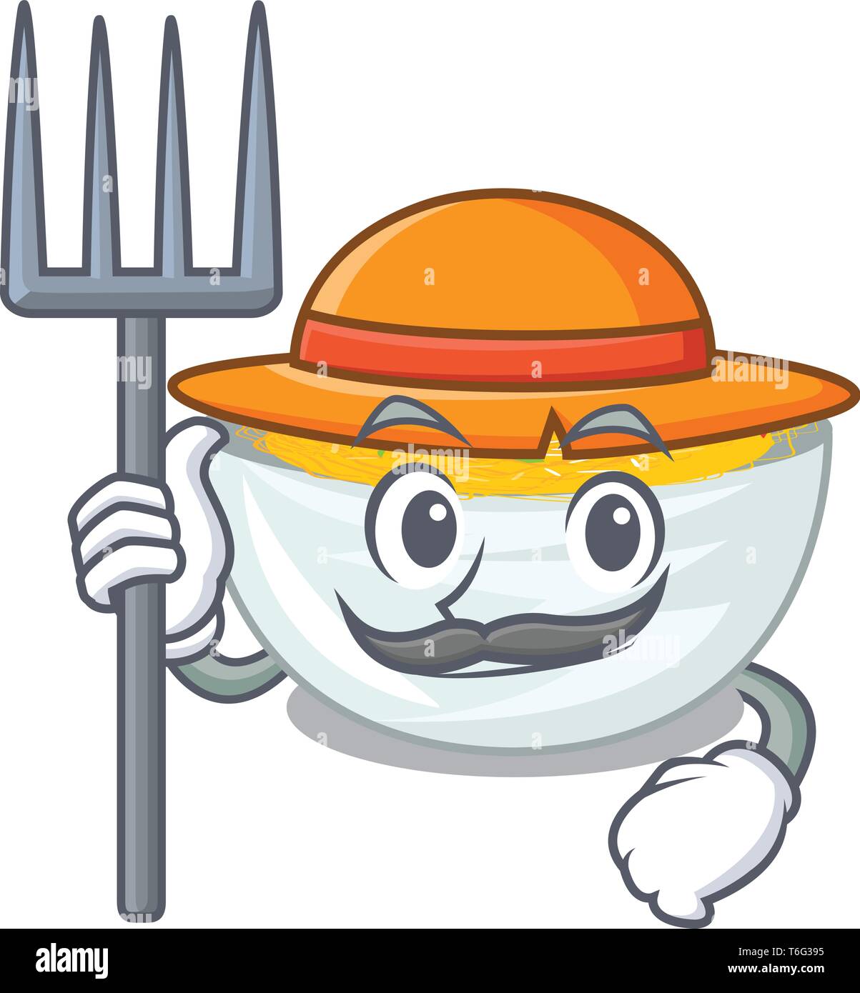 Asian wok pan noodles Stock Vector Images - Alamy