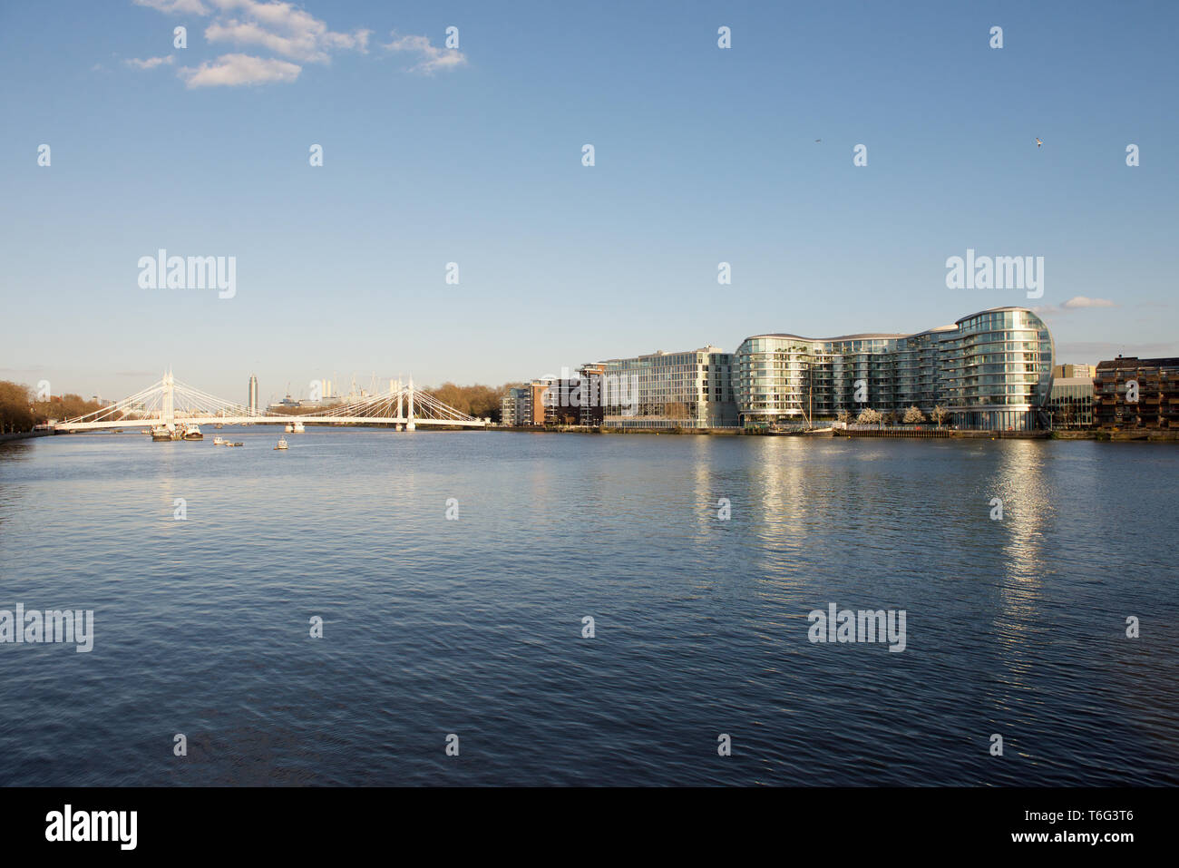 Albion Riverside development at Battersea in London, England Stock ...