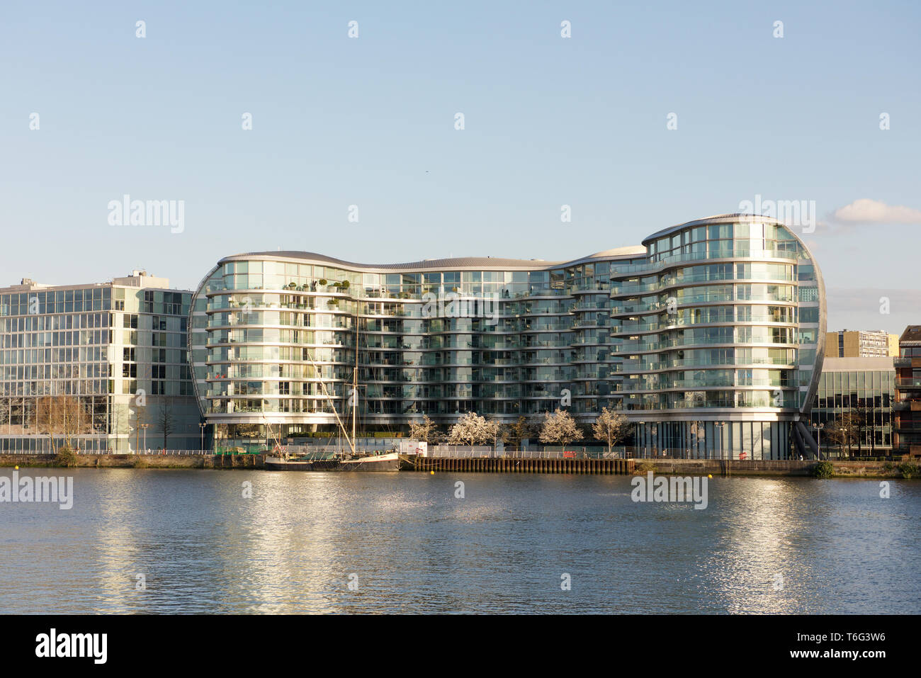 Albion Riverside development at Battersea in London, England Stock ...