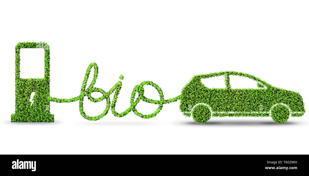 Biofuel gas station eco Cut Out Stock Images & Pictures - Alamy