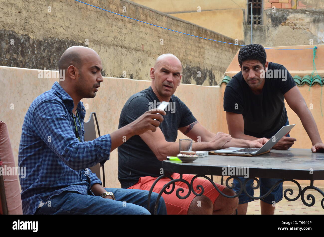 Business meeting Morocco Stock Photo - Alamy