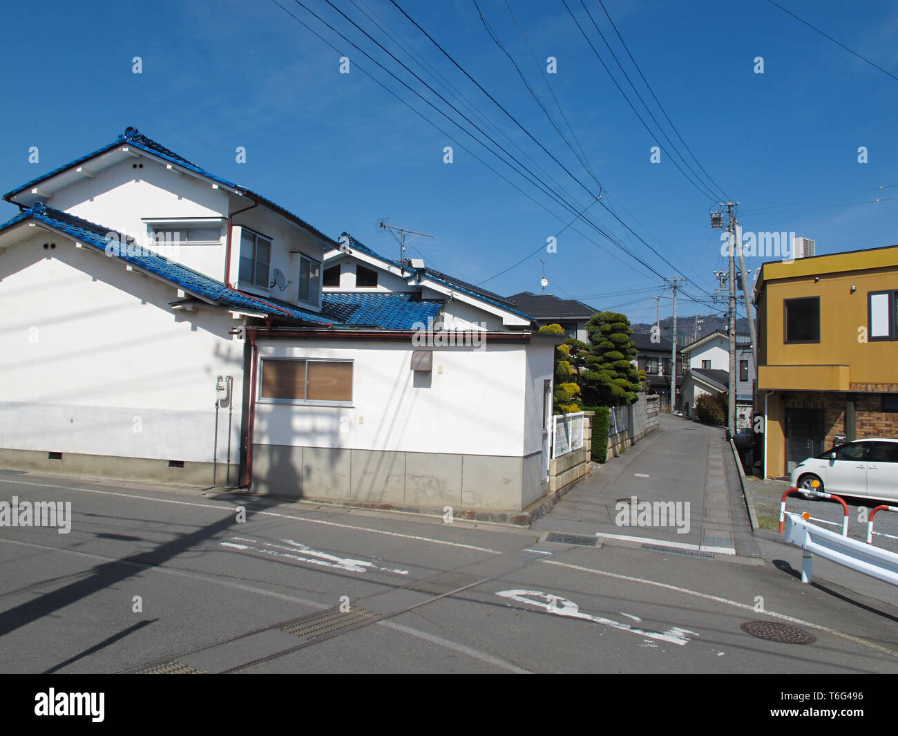 Streets of Saku, Japan Stock Photo - Alamy