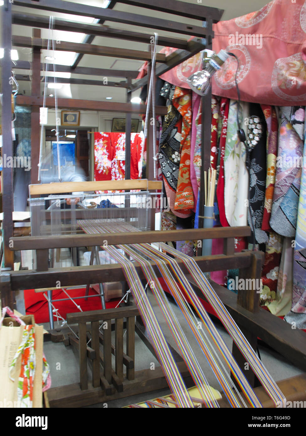 Traditional Kimono store in Saku, Japan Stock Photo - Alamy