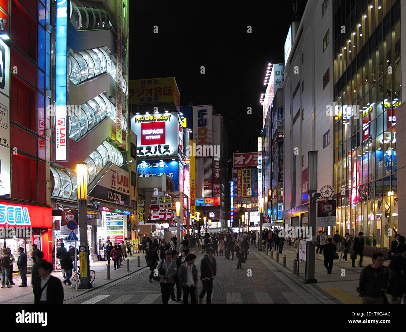 Sega Building, Electronic's district of, Akihabara, Tokio, Japan Stock ...
