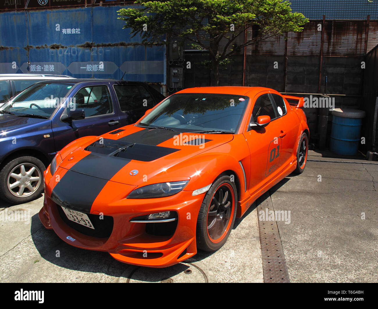 Ford Mustang Shelby GT500, orange in Kamakura, Japan Stock Photo - Alamy