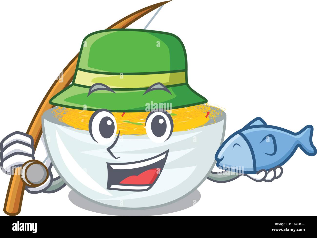 Pan fried thai spicy fish Stock Vector Images - Alamy