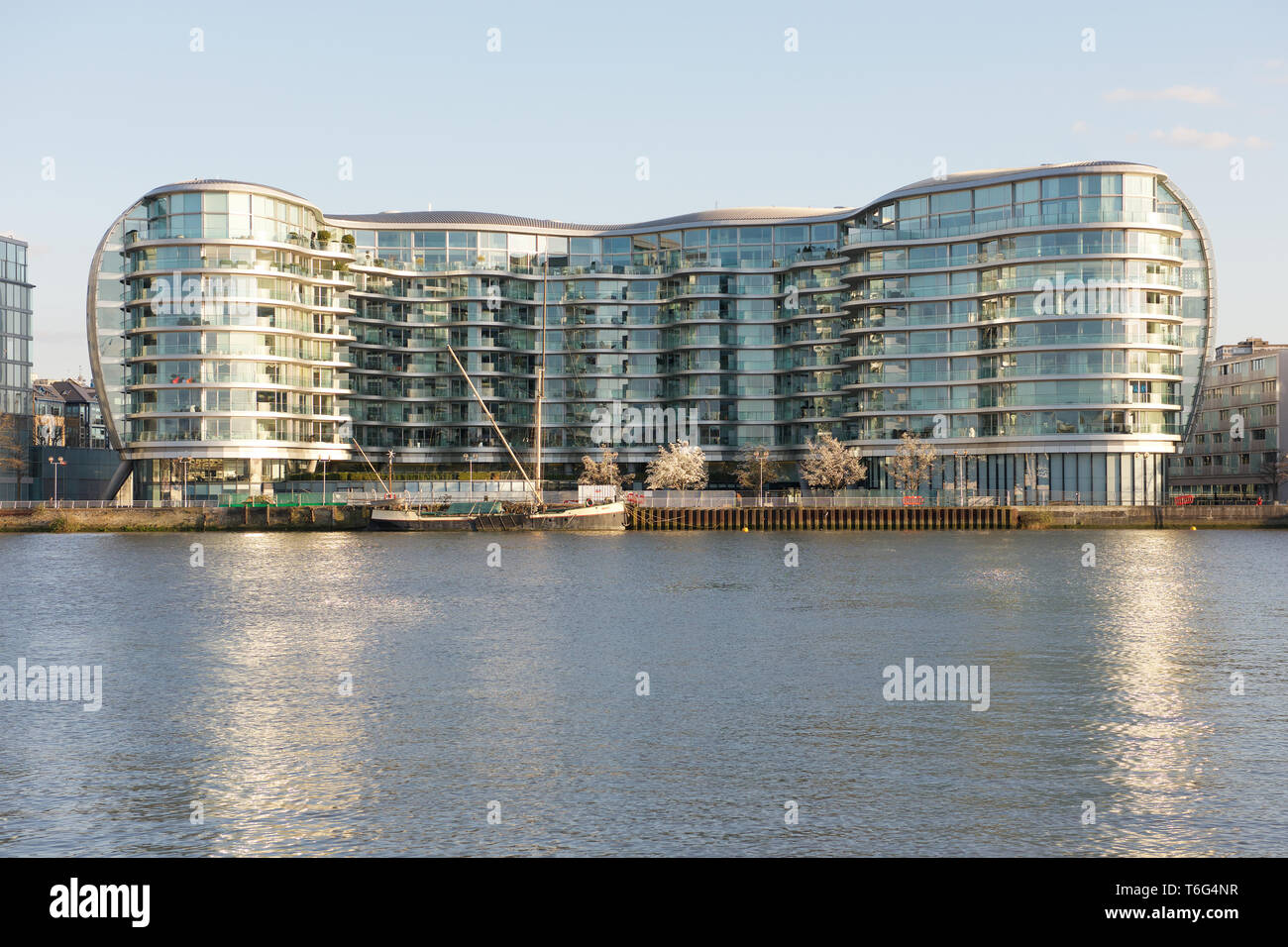 Albion Riverside development at Battersea in London, England Stock ...