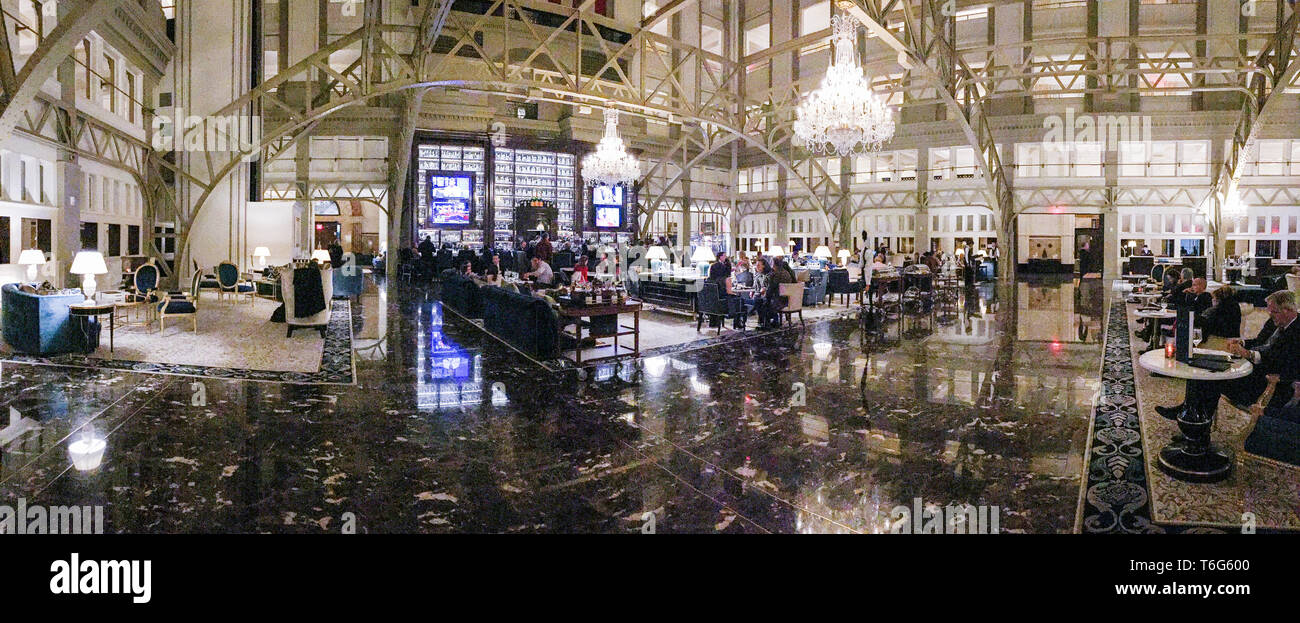 Inside the Trump International Hotel in Washington. The hotel is the ...