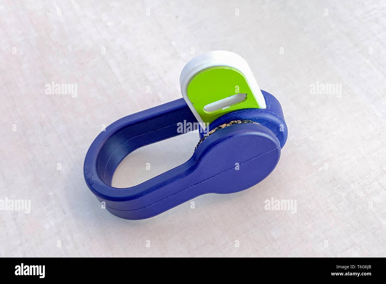 CEO of Yara, Svein Tore Holsether with a cheap microsensor that reads ...