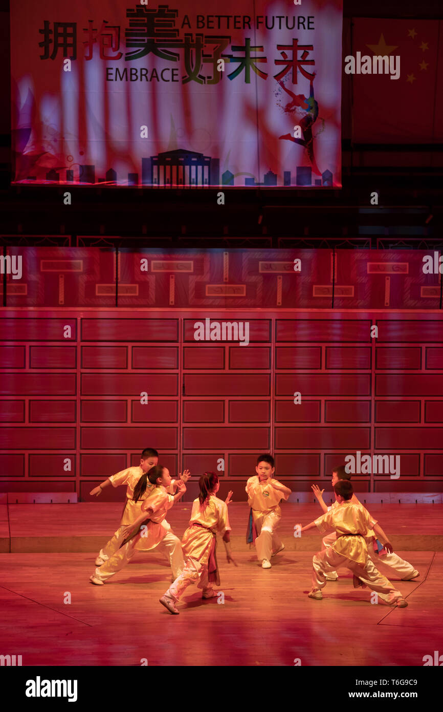 Stockholm, Sweden. 30th Apr, 2019. Students from Beijing Student Jinfan ...