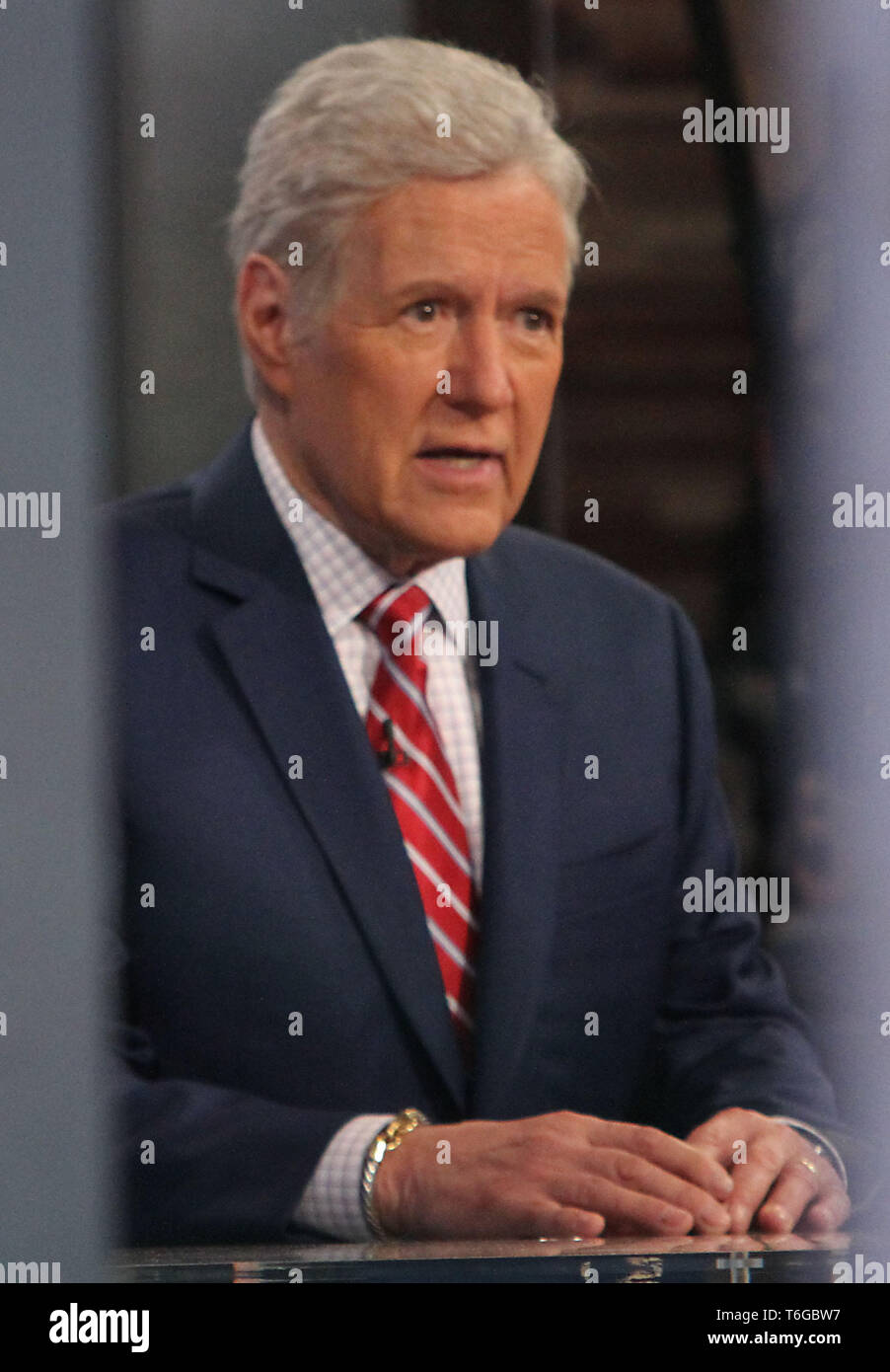 New York, NY, USA. 1st May, 2019. Alex Trebek at Good Morning America ...