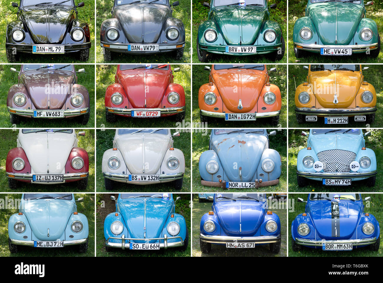 Vw cars different colours hi-res stock photography and images - Alamy