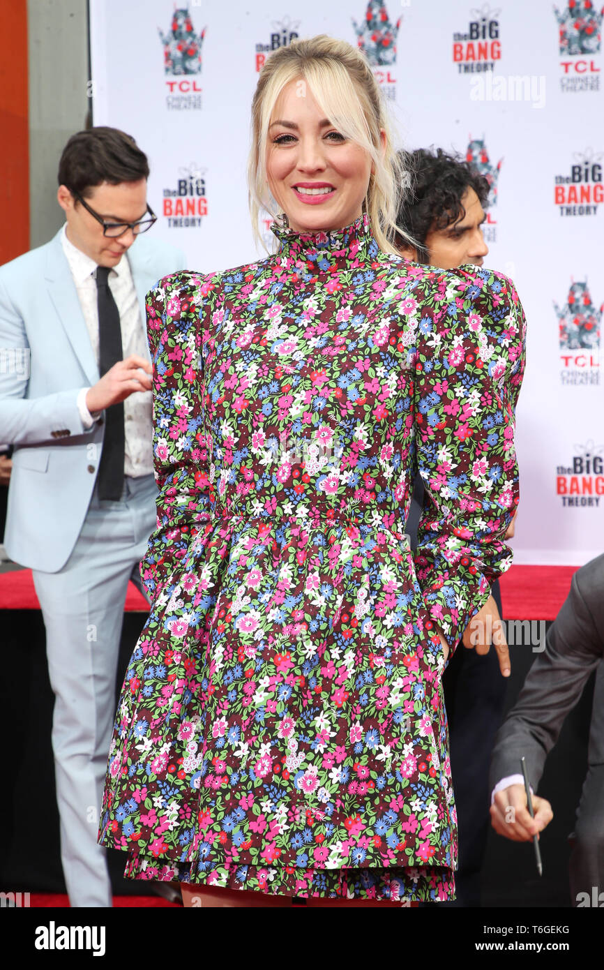 New York, NY, USA. 1st May, 2019. Kaley Cuoco at the Big Bang Theory ...