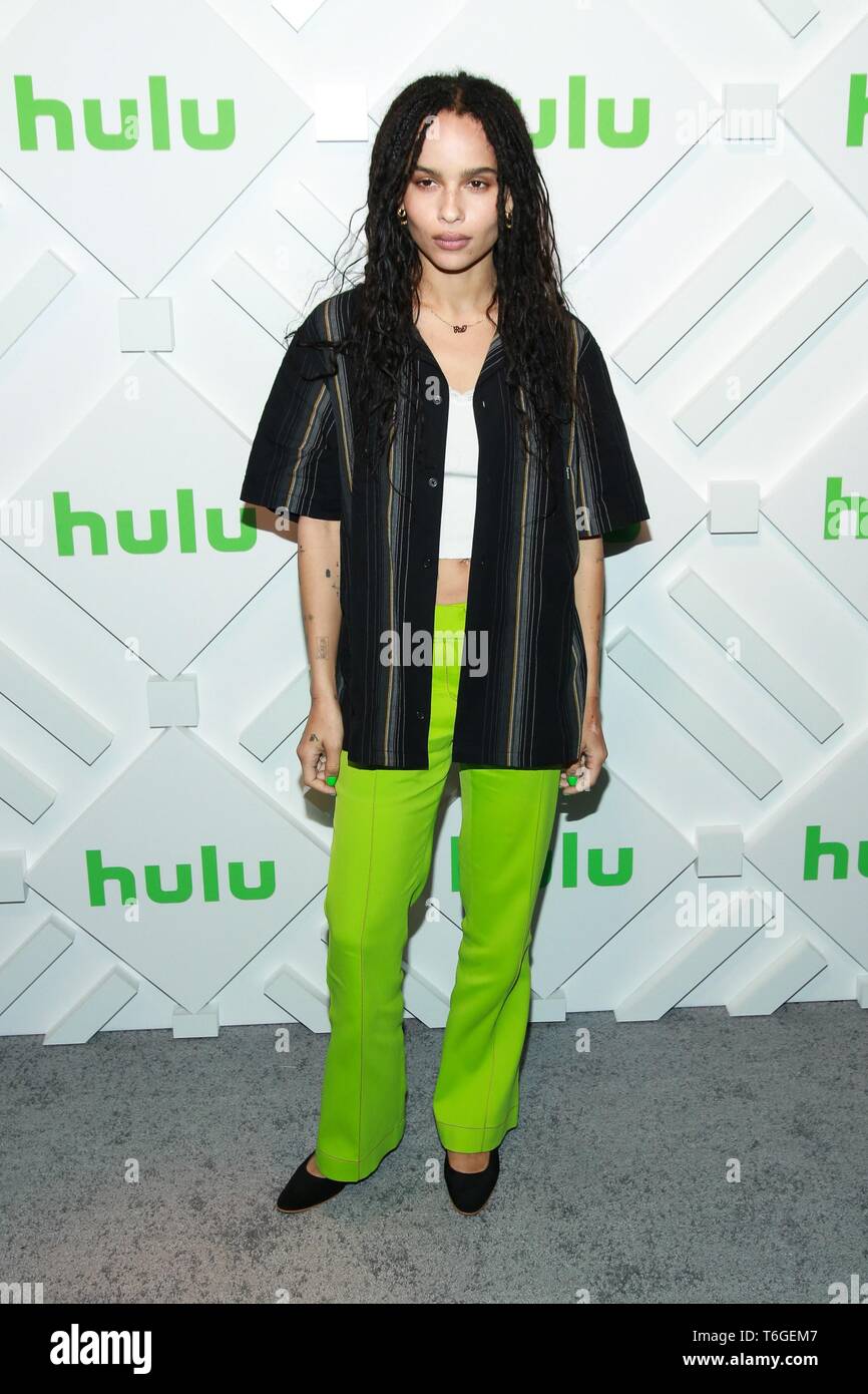 New York, NY, USA. 1st May, 2019. Zoe Kravitz at arrivals for HULU ...