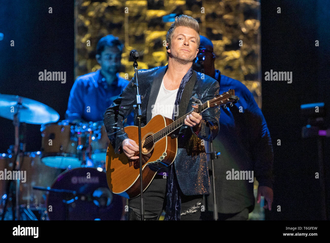 30 April 2019 - Nashville, Tennessee - Rascal Flatts performs on stage ...