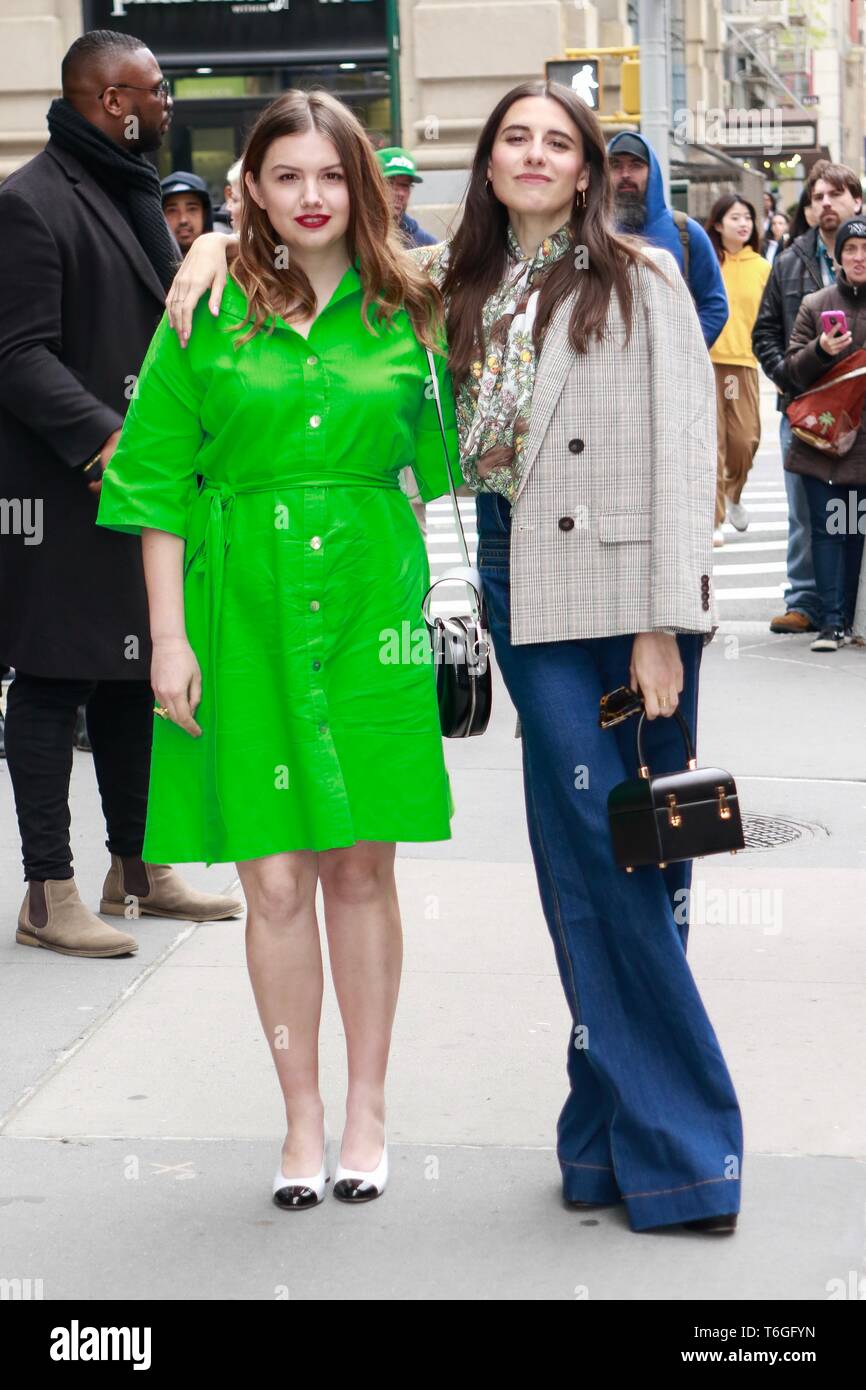 New York, NY, USA. 1st May, 2019. Hannah Murray and Marianne Rendon at ...