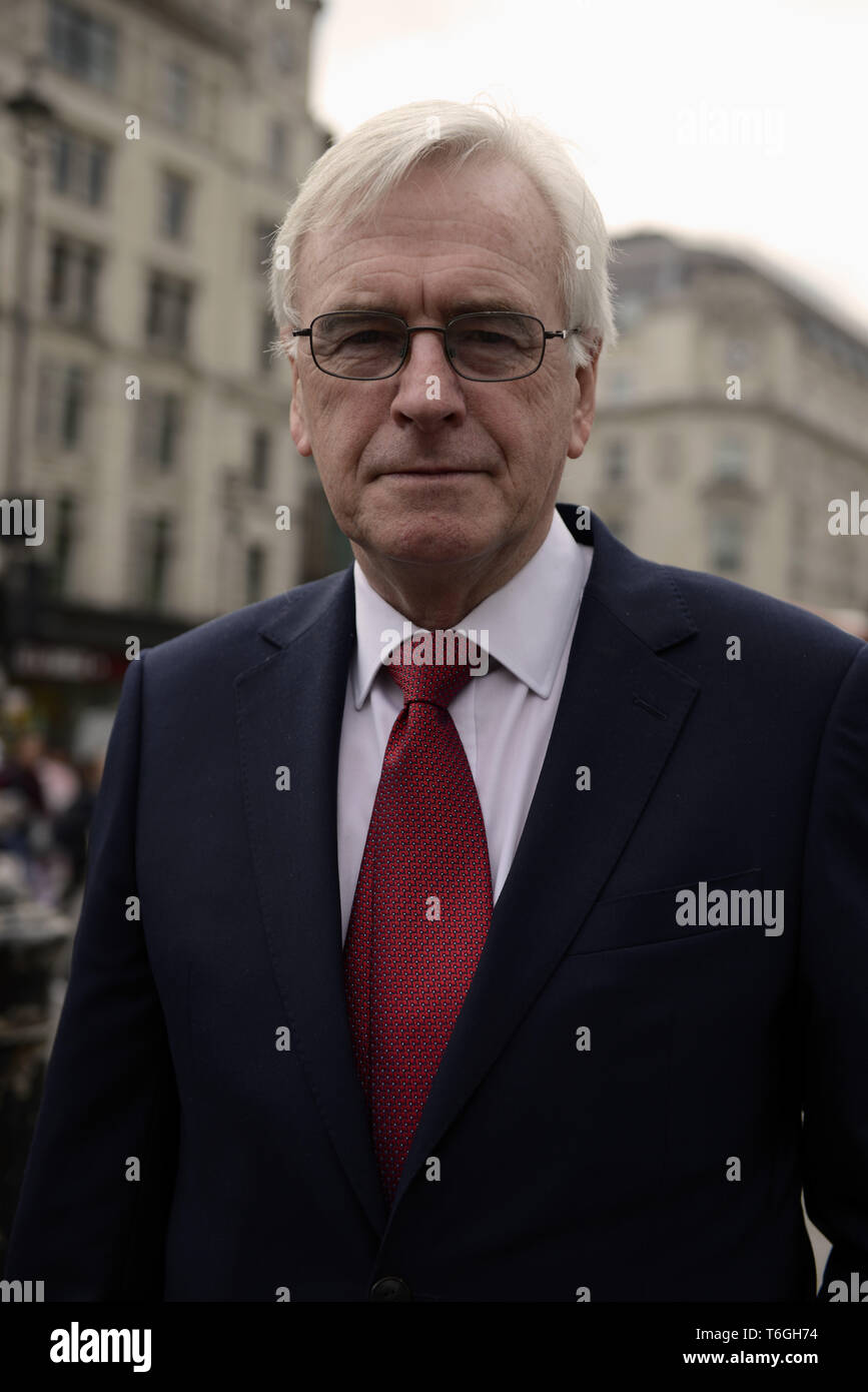 London, Greater London, UK. 1st May, 2019. MP John McDonnell seen ...