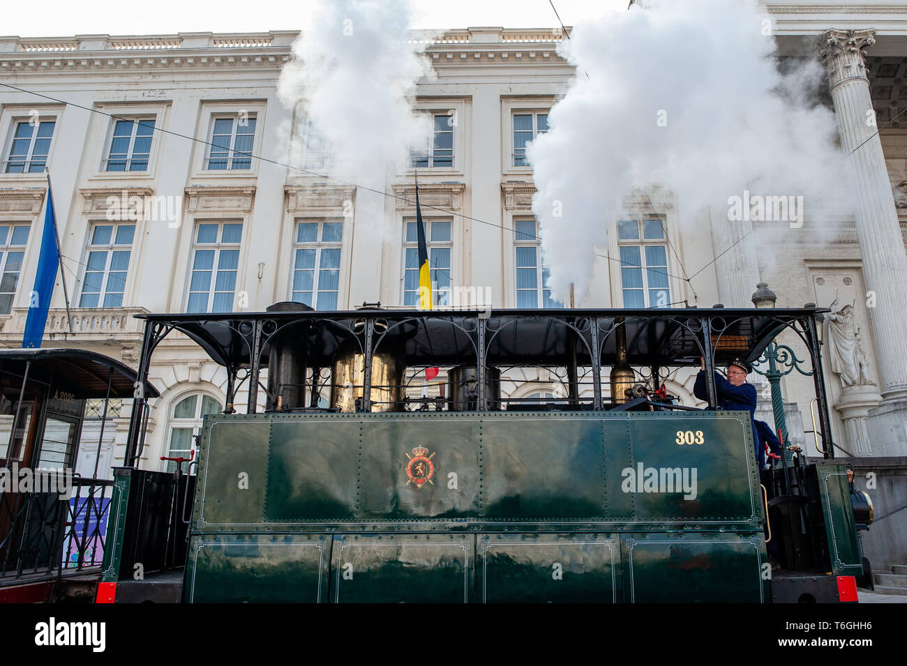 Steam drawn tram hi-res stock photography and images - Alamy