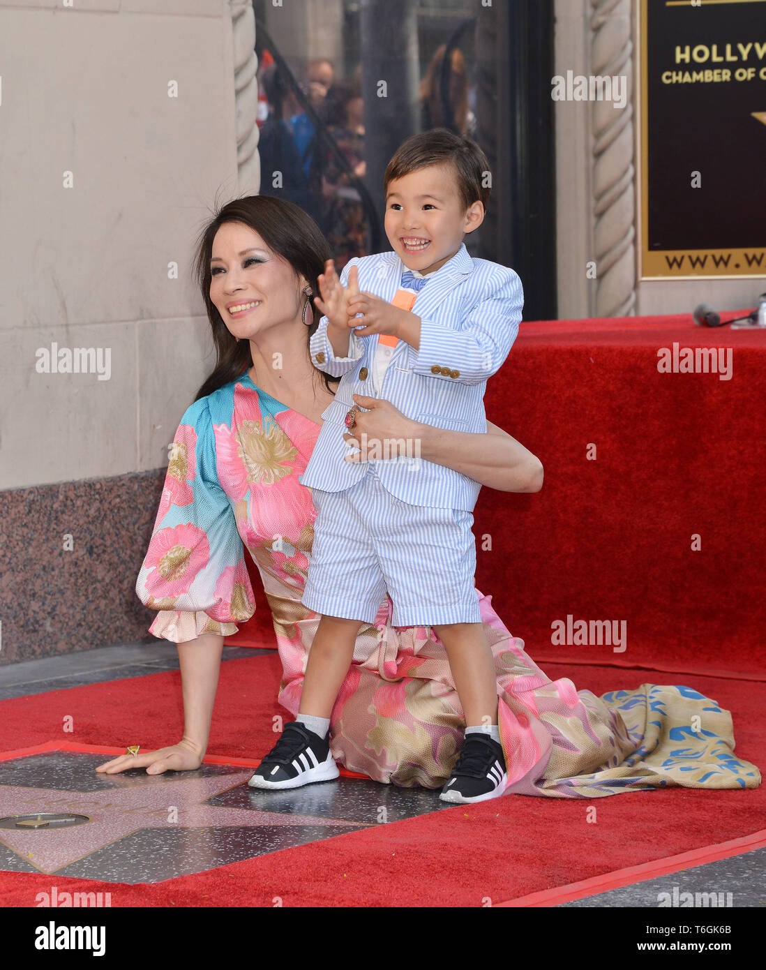 Lucy Liu Honored With Star On The Hollywood Walk Of Fame on May 01 ...