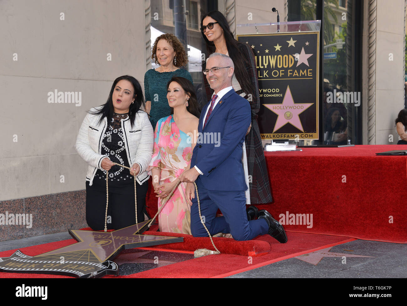 Lucy Liu Honored With Star On The Hollywood Walk Of Fame on May 01 ...