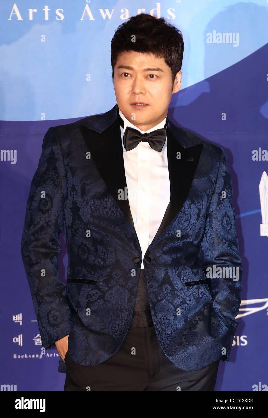 02nd May, 2019. S. Korean entertainer Jeon Hyun-moo South Korean ...
