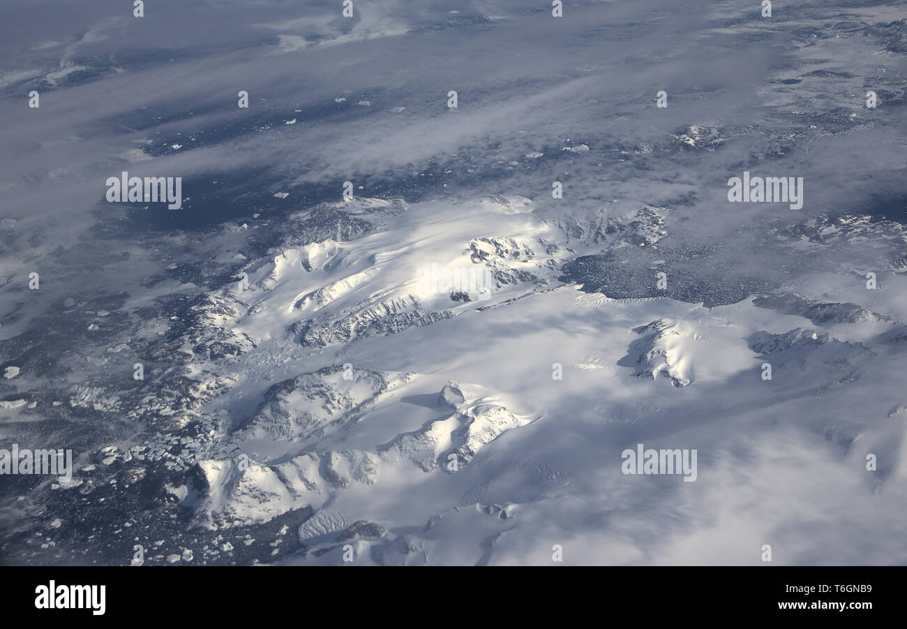 Greenland aerial hi-res stock photography and images - Alamy