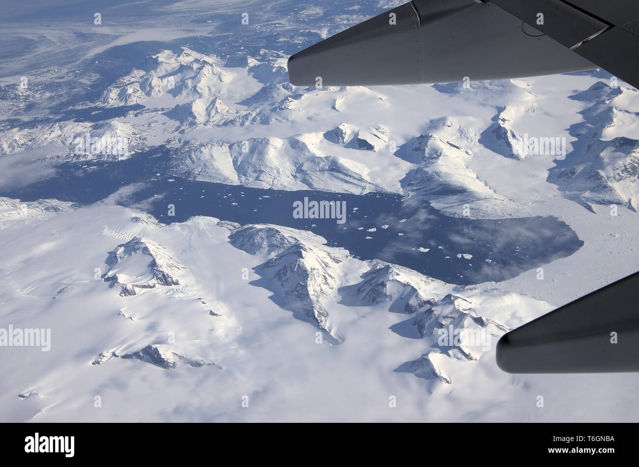 Greenland aerial hi-res stock photography and images - Alamy