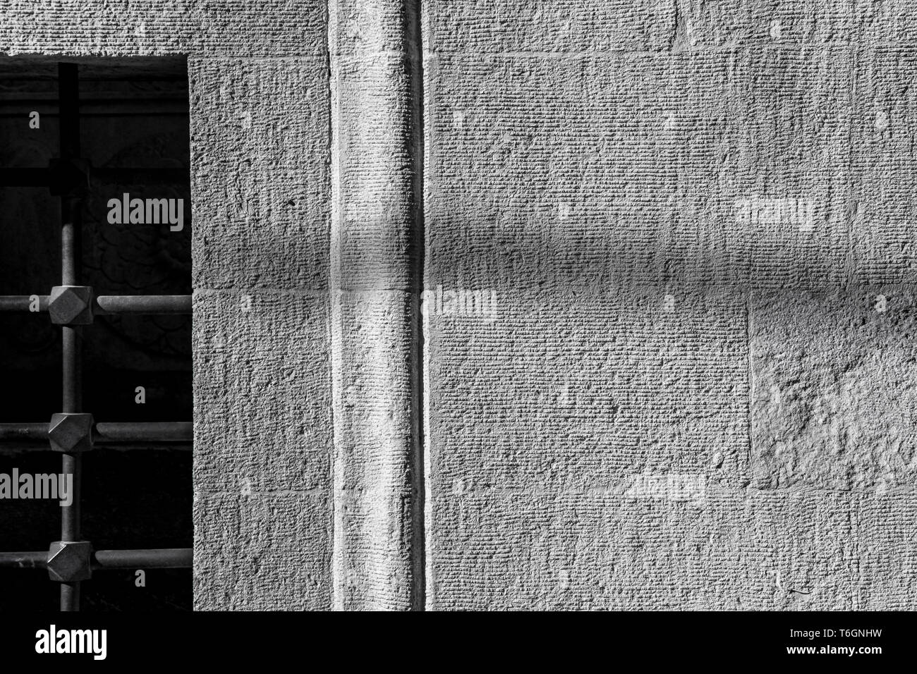very old bars on old Windows Stock Photo - Alamy