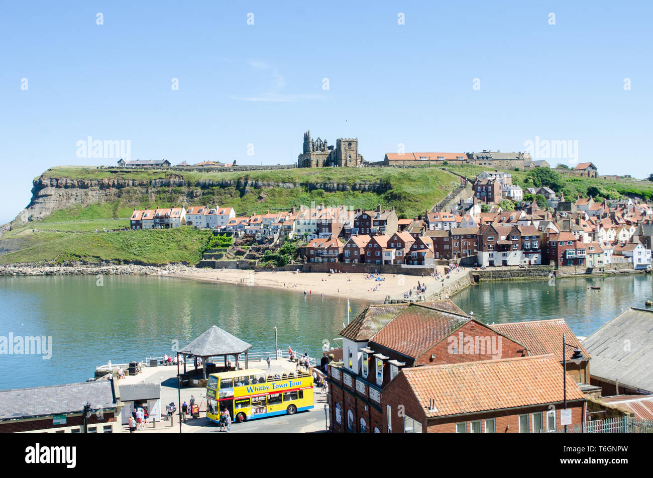 Whitby from 199 steps hi-res stock photography and images - Alamy