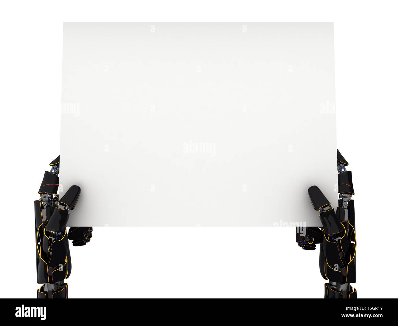 3D rendering robotic hand Stock Photo - Alamy