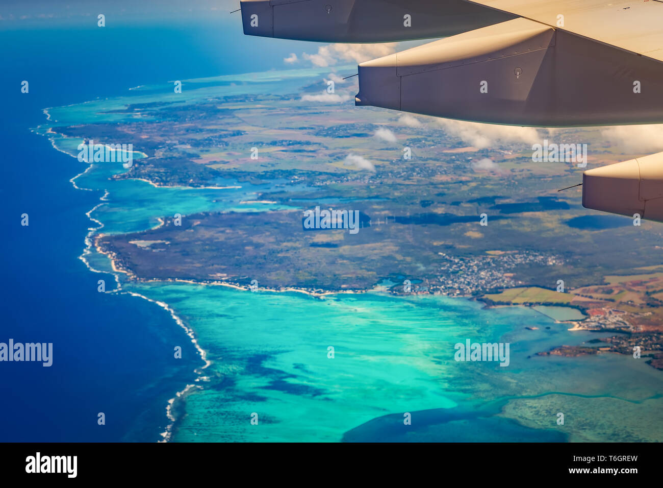 Mauritius aerial view hi-res stock photography and images - Alamy