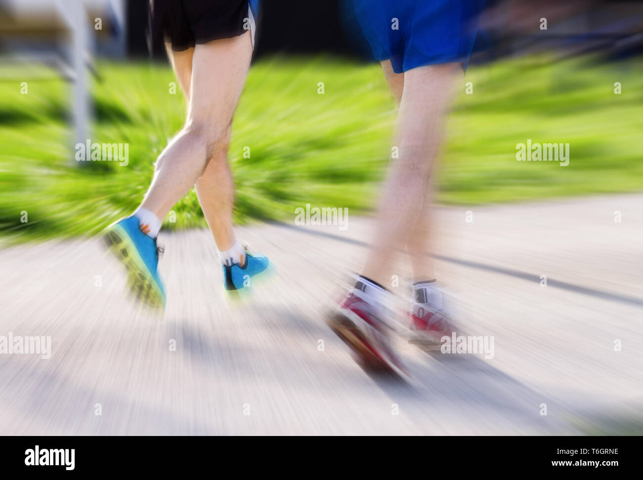 Warm up for the marathon Stock Photo - Alamy