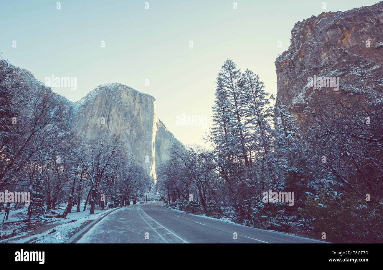 Early spring in Yosemite Stock Photo - Alamy