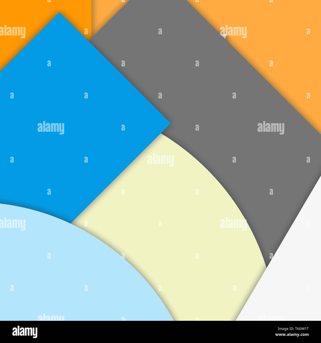 Modern white shapes hi-res stock photography and images - Alamy