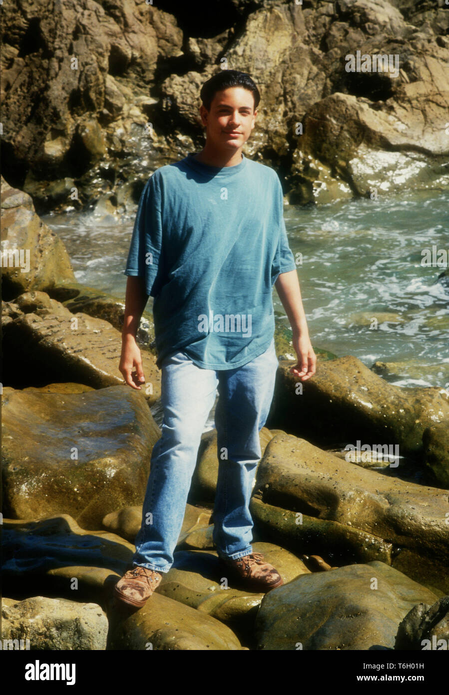 Malibu, California, USA 13th April, 1994 (Exclusive) Actor Felipe ...