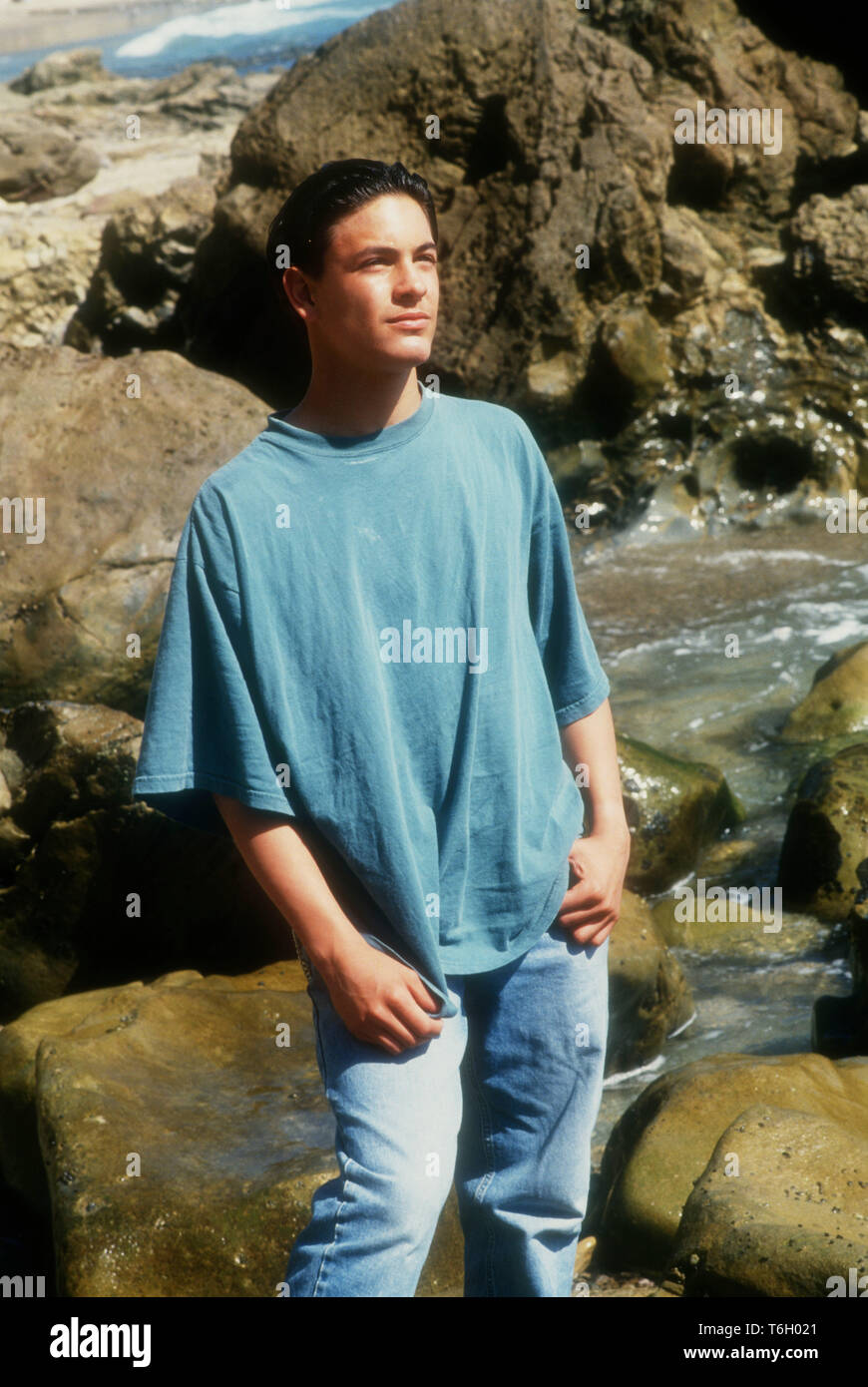 Malibu, California, USA 13th April, 1994 (Exclusive) Actor Felipe ...