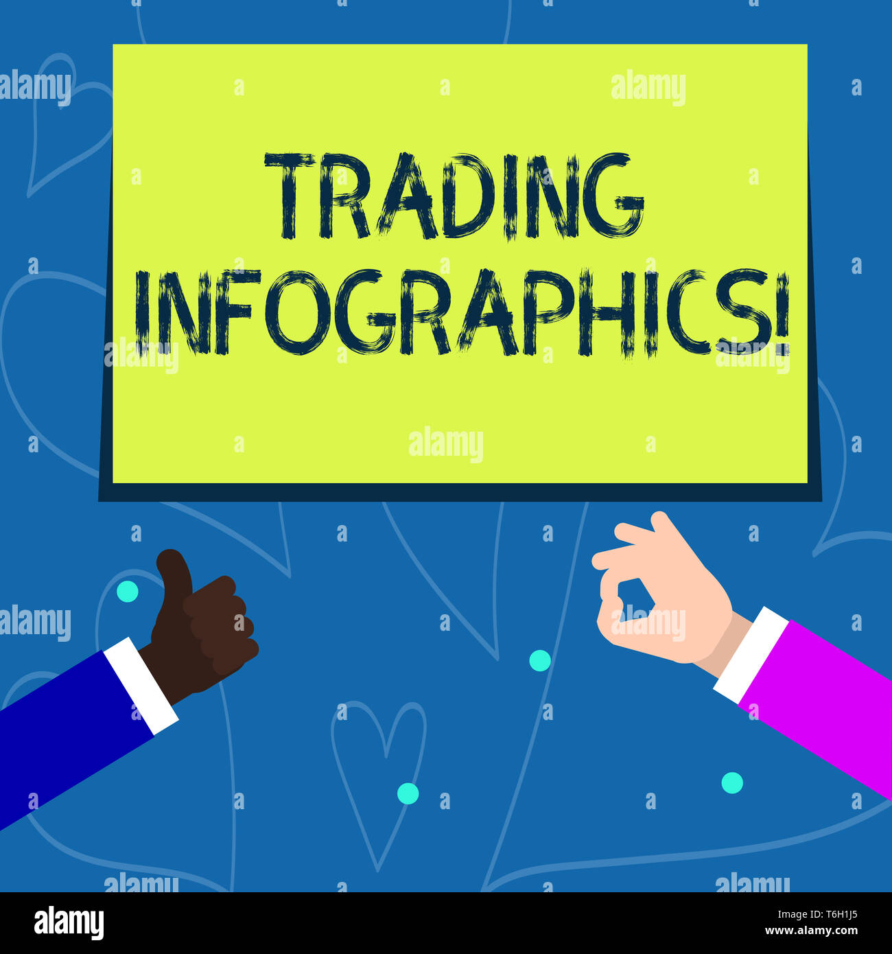 Conceptual Hand Writing Showing Trading Infographics Concept Meaning Visual Representation Of